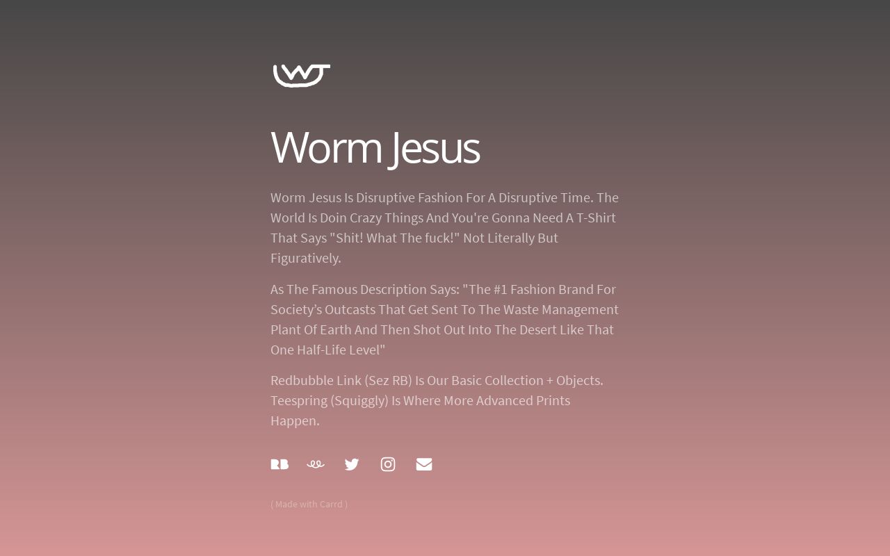 Worm Jesus